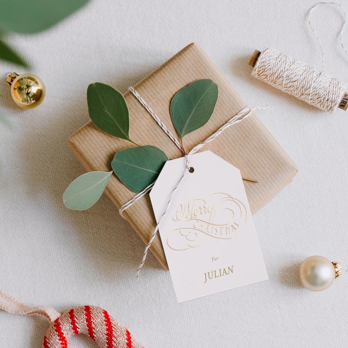 Gift tag Calligraphy | Cottonbird